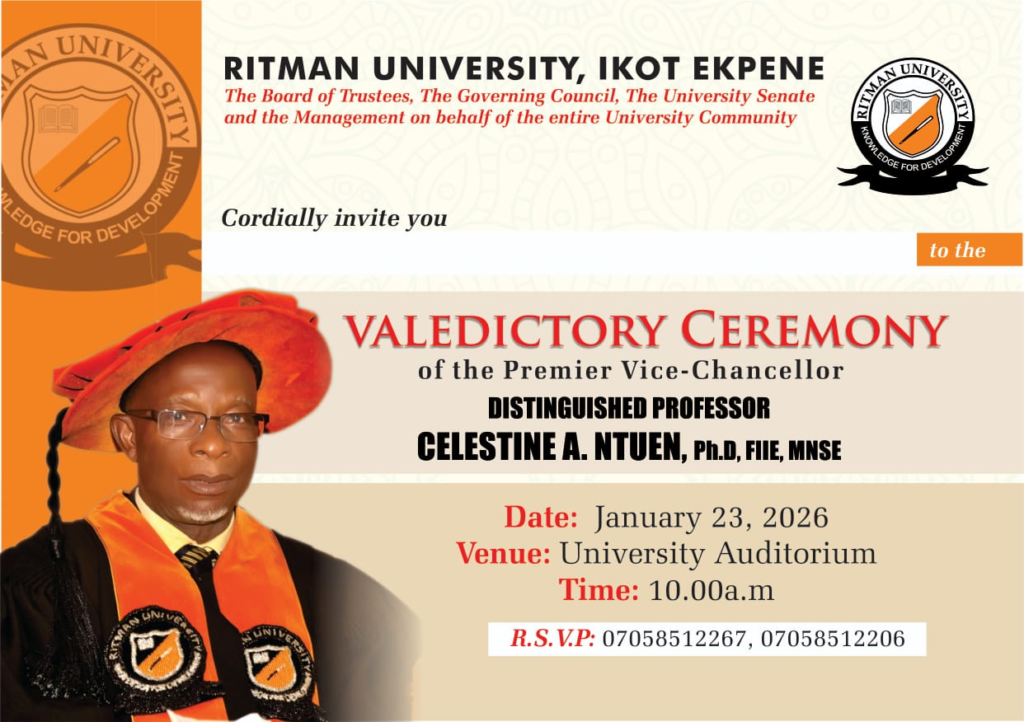 Valedictory Ceremony in honour of the Premier Vice-Chancellor of the ...